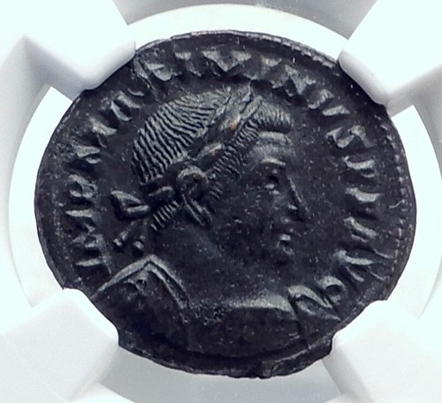 MAXIMINUS II Daia Authentic Ancient 310AD Trier Roman Coin GENIUS NGC ...