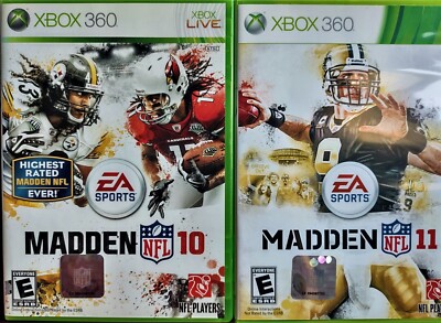 XBOX 360 : Madden NFL 10 and Madden NFL 11 !! | eBay
