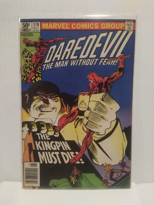 1981 Marvel Comics Daredevil the man without fear issue number 170 | eBay