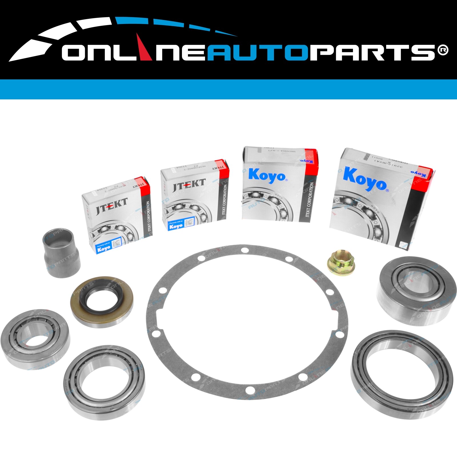 Front Diff Bearing & Seal Kit for Landcruiser FZJ78 FZJ79 FZJ105 with ...