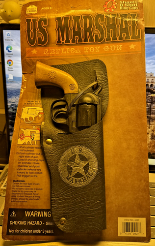 Parris U.S Marshal Replica Toy Gun 8 Shot Cap Gun | eBay