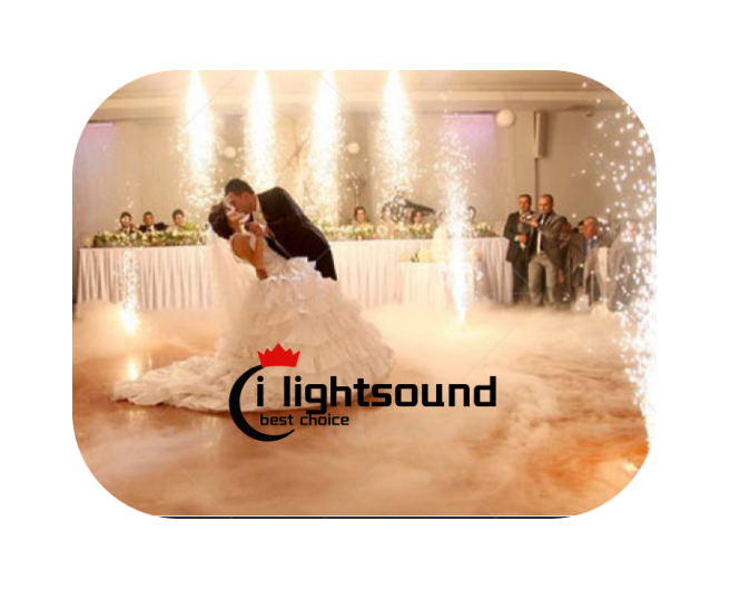 2pc Black Waterfall Cold Spark Machine Fountain 800W Sparkler DMX ...