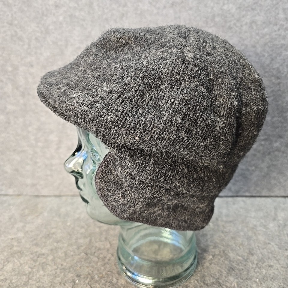 Vintage LL Bean Wool Guide Cap Flat Cabbie Hat Cold Weather Ear Neck ...