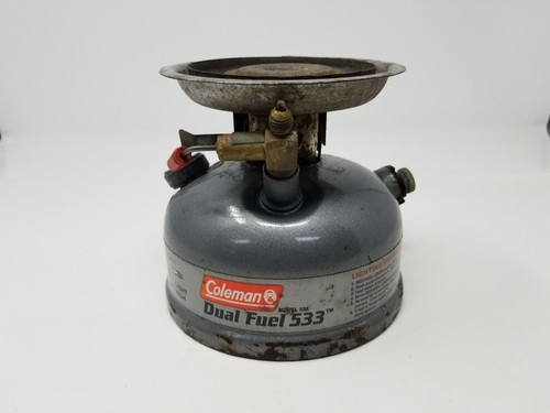 Coleman Dual Fuel Model 533 Single Burner Camping Stove AS IS for Parts ...