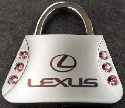 Lexus Swarovski Crystal Purse Key Ring Pink Keychain | eBay