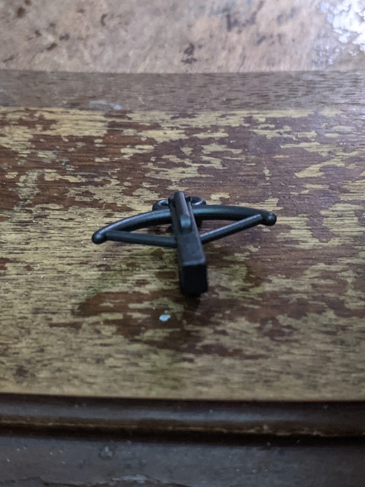 LEGO 2570 Pearl Dark Gray Minifigure, Weapon Crossbow | eBay