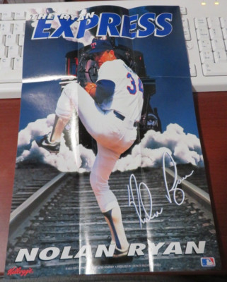 OS491 1993 KELLOGGS 13.5X9 POSTER NOLAN RYAN THE RYAN EXPRESS | eBay