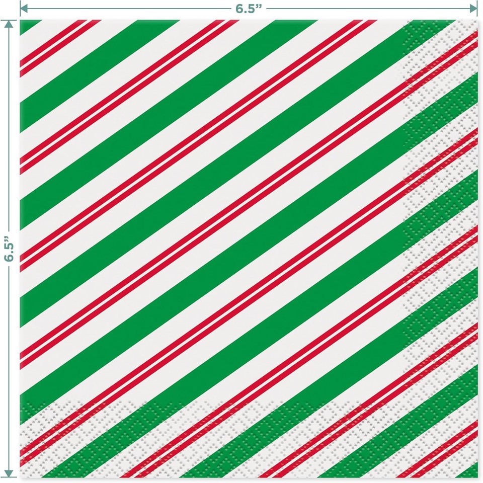 Live It Up! Party Supplies Peppermint Swirl Red & 32 Piece Set, Green ...