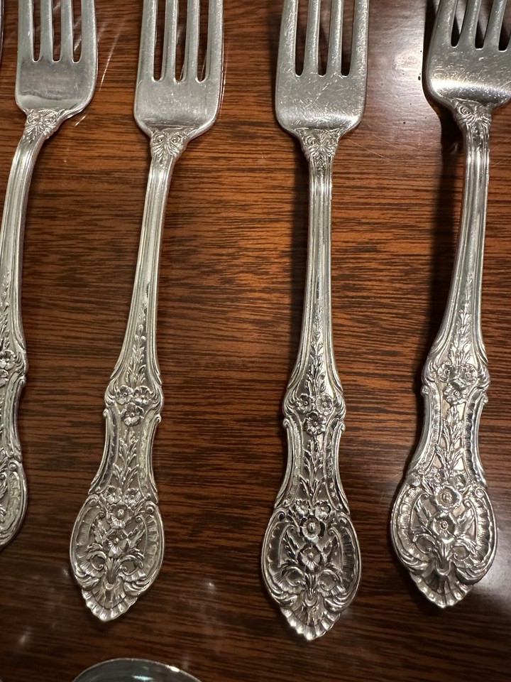 Beautiful Lot Of Rogers Sterling Silver Flatware/Silverware 1470 Grams ...