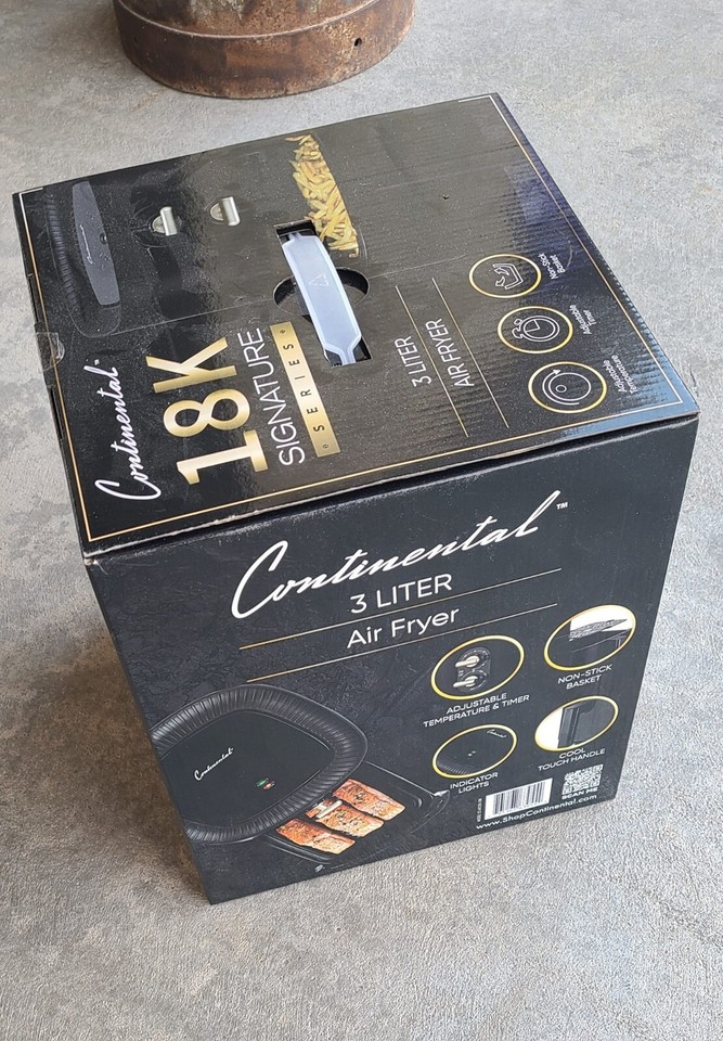 CONTINENTAL 18K Signature Series New 3 Liter Air Fryer NEW in BOX | eBay