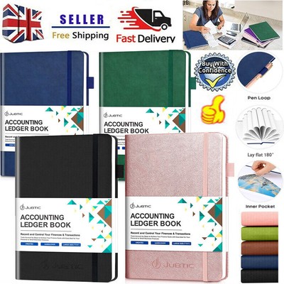 Hardcover Accounting Ledger Book Cash Notebook Account Record Simple ...