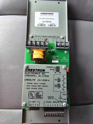 Crestron CLI-120N-4 Creslite Four-Channel Network Lighting Dimmer ...