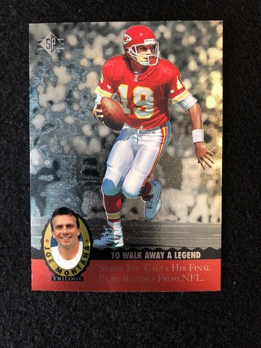1995 SP Trilogy Joe Montana To Walk Away a Legend Football Card #MT20 ...
