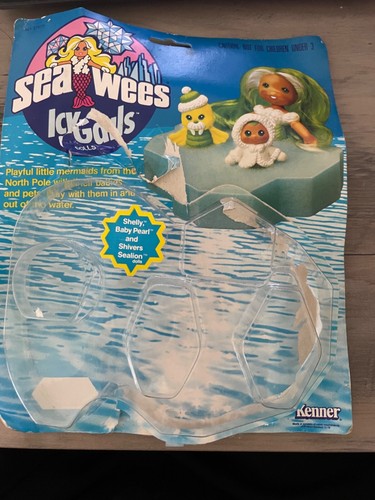 Rare Vintage Kenner 1983 Sea Wees Icy Gals Card For Shelly Baby Pearl ...