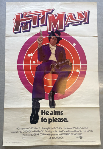 Hit Man original one-sheet Movie Poster. Pam Grier Bernie Casey ...