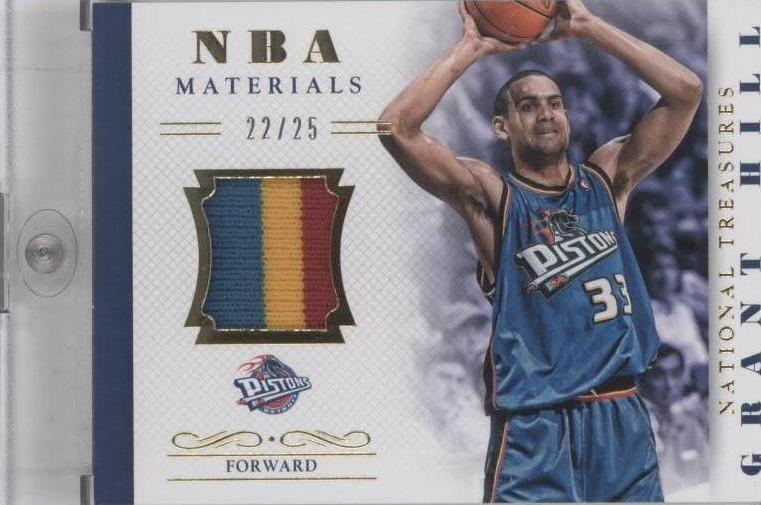 2013-14 Panini National Treasures - Nba Materials Grant Hill #23 Prime ...