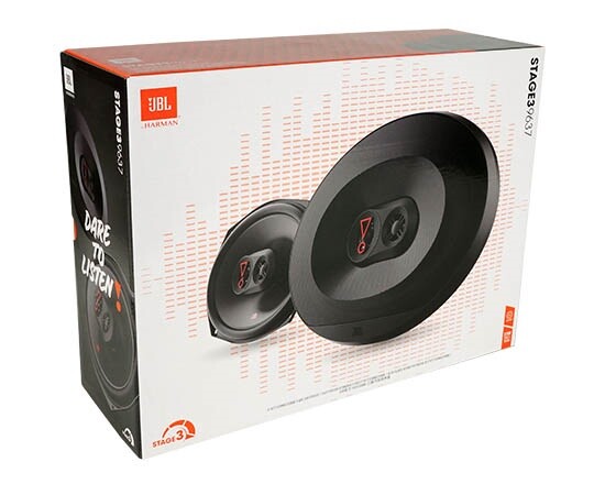 JBL Stage3 627F + JBL Stage3 9637F 6 x 9 3-Way + 6-1/2" Car Audio ...