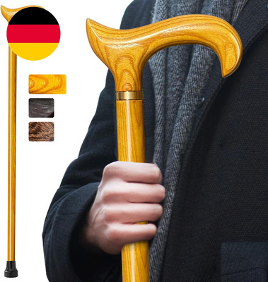 Ispuoocti Handgefertigter Gehstock Holz Damen Und Herren, Mit 226 Kg ...