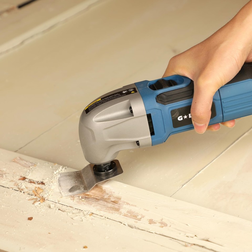 Oscillating Tool, 1.5A Oscillating Multi Tool with with 3° Oscillation ...