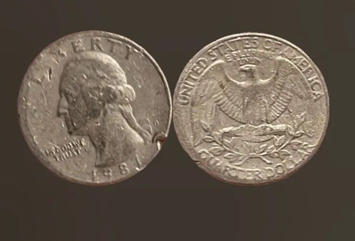1987-D Washington Quarter Mint Error Stuck Strike | eBay