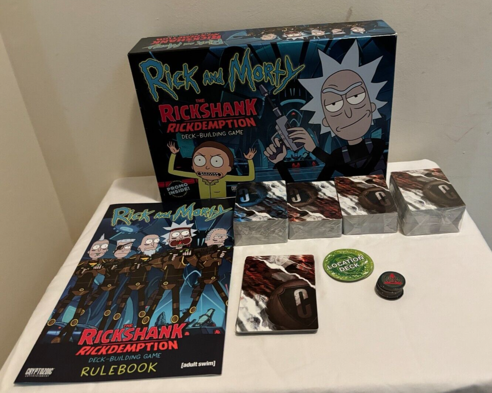 Rick and Morty The Rickshank Rickdemption Deck-Building Game (Adult ...