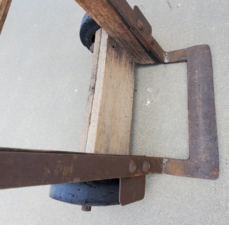 Hamilton Hand Truck Dolly Antique Vintage, Wood and Metal | eBay