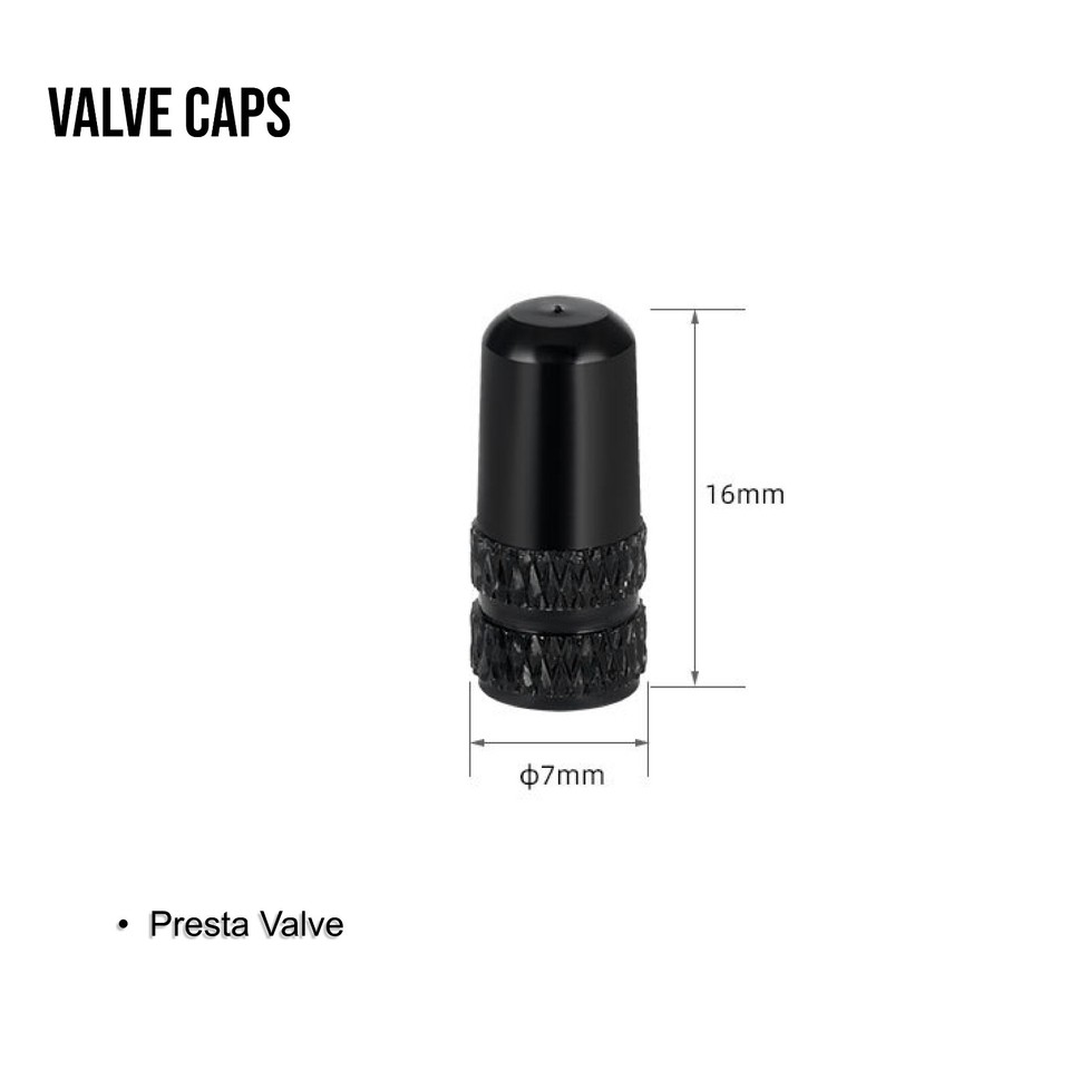 4 X Presta Valve Caps Dust Cover Road Bike Colour High Pressure Inner ...