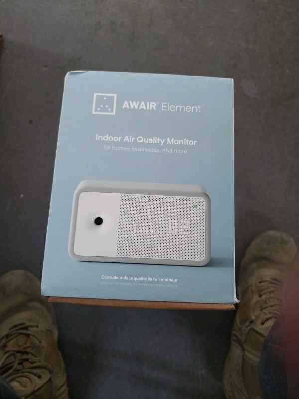 Awair element indoor air quality monitor NEW Open Box | eBay