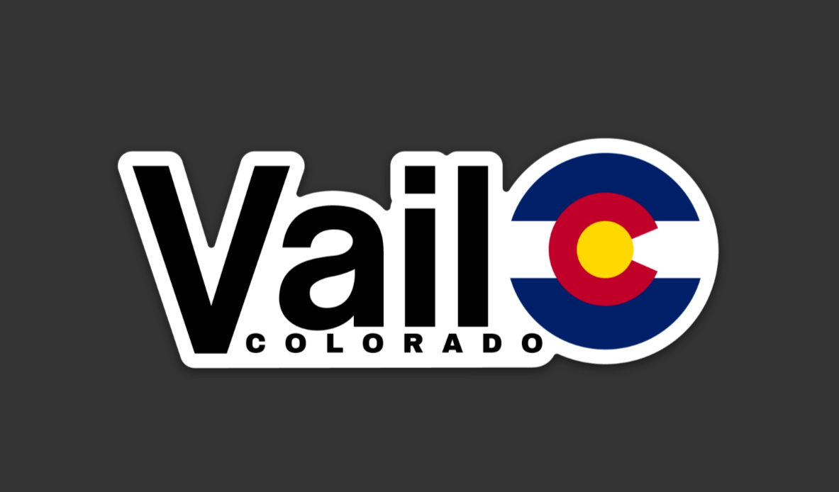 Vail - Colorado - Ski Resort Stickers - with Colorado Flag | eBay