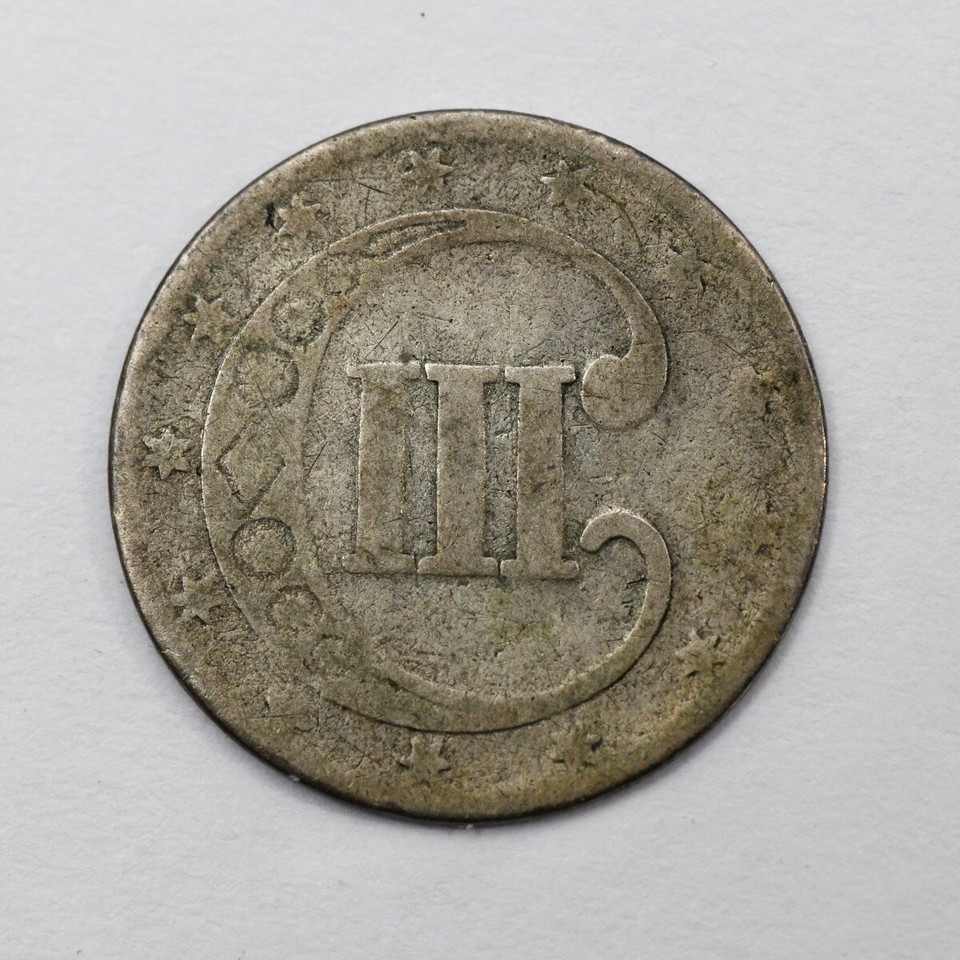 1852 US Three Cent 3C Silver Coin (JLuell) | eBay