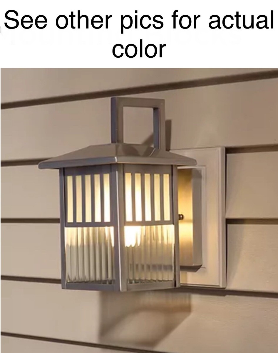 Exterior Light Fixture Mounting Block