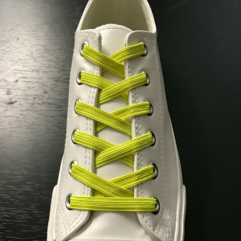 2 pair No Tie Flat Shoe laces System w/ Elastic Laces Strings for ...