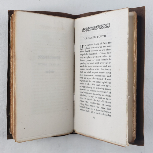 Robert Louis Stevenson AES Triplex Book 1907 Essays Leather Antique ...