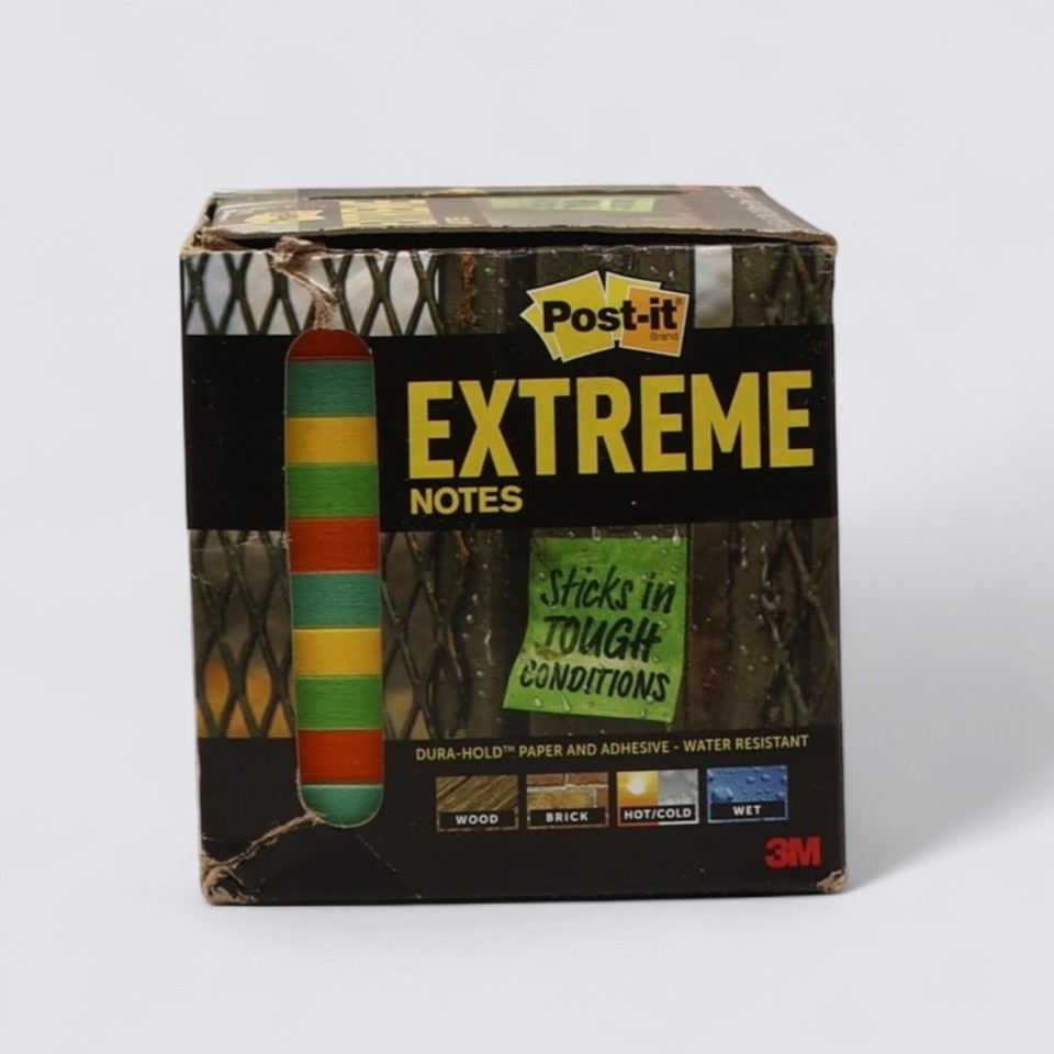 Post-it Extreme Water-Resistant Self-Stick Notes Multi-Color 3 | eBay