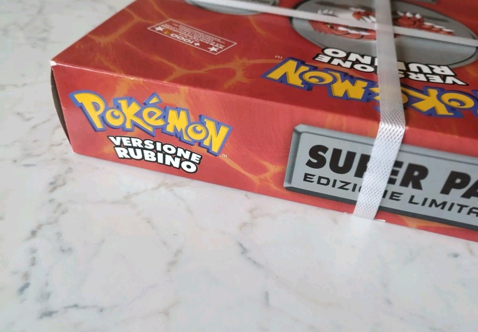 Sealed Super Pak Nintendo Game Boy Advance SP Pokémon Rubis Rubin Ruby ...