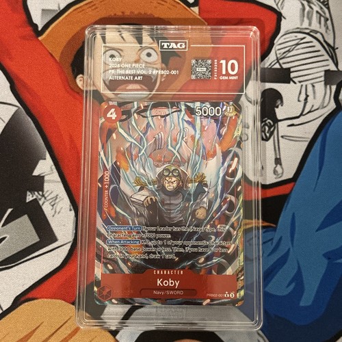 Koby PRB02-001 PRB-02 (Alt Art) THE BEST vol.2 One Piece ENGLISH TAG 10 ...
