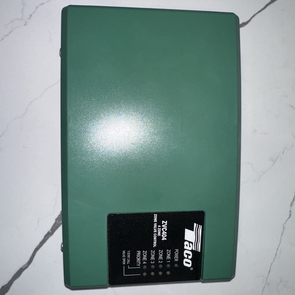 ZVC404-4 TACO 4 ZONE VALVE CONTROL WITH CIRCULATOR RELAY AND ...