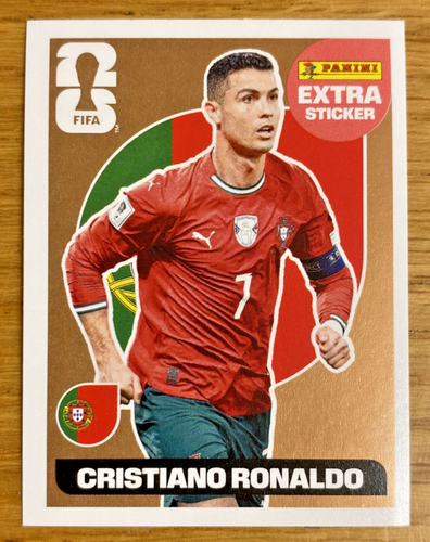 Panini Fifa World Cup Sticker Collection 2026 CRISTIANO RONALDO Extra ...