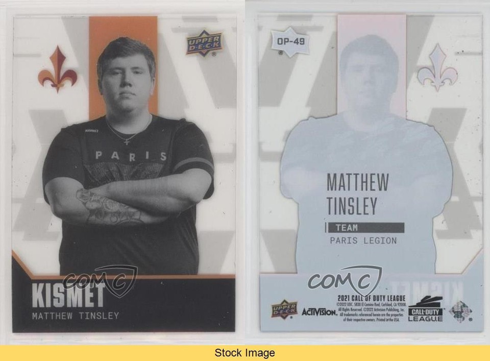 2021 Upper Deck Call of Duty League Operator High Series Kismet #OP-49 ...