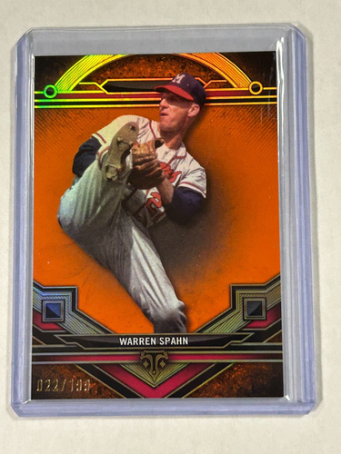 2024 Topps Triple Threads Warren Spahn Amber #022/199 -Braves No. 5 | eBay
