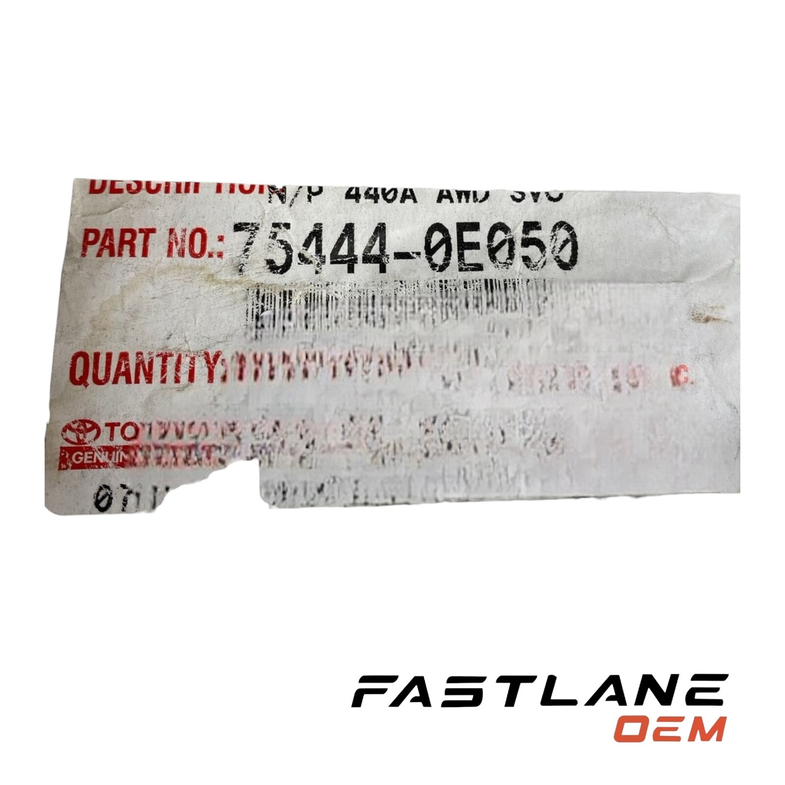 2014-2019 TOYOTA HIGHLANDER HATCH EMBLEM NEW OEM 75444-0E050 | eBay