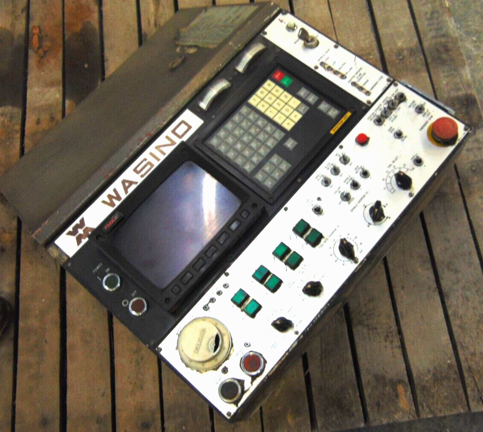 FANUC CONTROL PANEL FOR A WASINO CNC MACHINE/LATHE PART NO. NVJ1117B ...