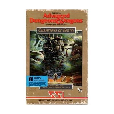 D&D Computer Game Champions of Krynn (C64/128 5 1/4") Fair/VG+ | eBay