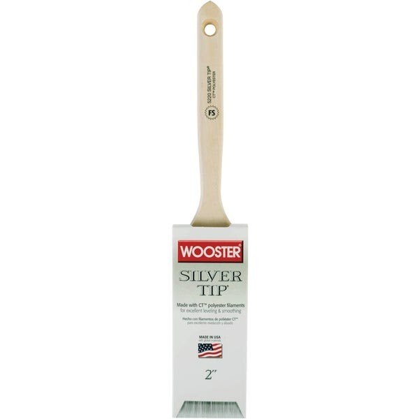 (3)-Wooster SILVER TIP 2 In. Chisel Trim Flat Sash Paint Brush Model ...