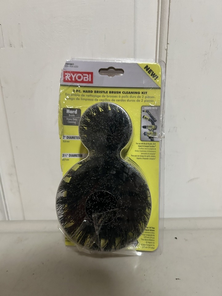 RYOBI - A95HBK1 - Hard Bristle Brush 2-Piece Cleaning Kit New in Box ...