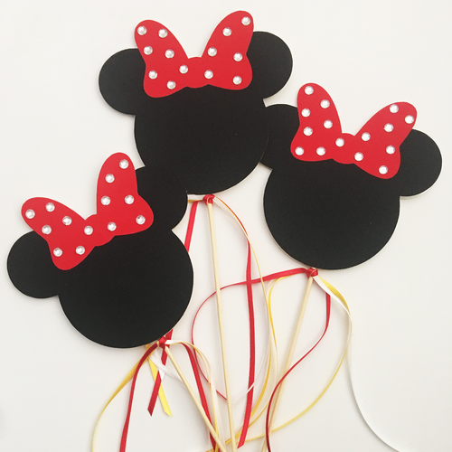 Minnie Mouse Wand Centerpiece Party Decor Craft DIY | eBay Australia