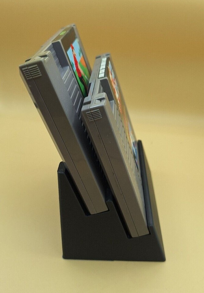 NES Game Cartridge Display Stand Tiered, Holds Up To 5 Carts 3D Printed ...