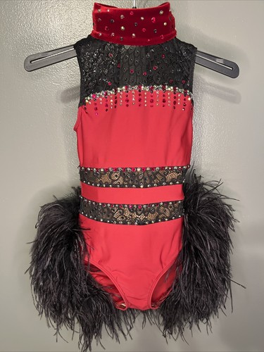 Custom Dance Vampire Red Costume Size: Medium (2 of 2) - Gem