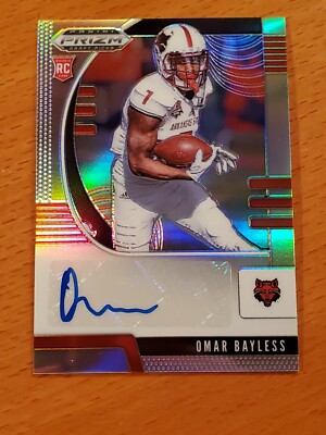 2020 Prizm Draft Picks Autograph #208 Omar Bayless Arkansas St Rookie ...