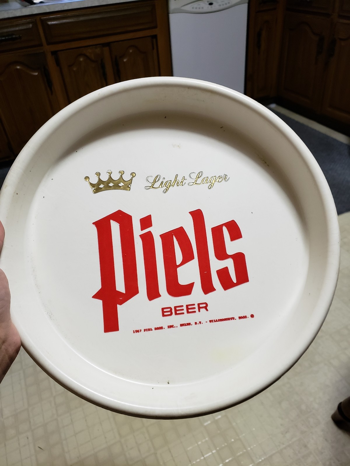 Light Lager PIELS Beer, 1967 date on heavy duty plastic Beer Tray | eBay